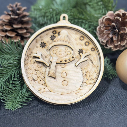 Ornament - Woodland Snowman – The DIY District